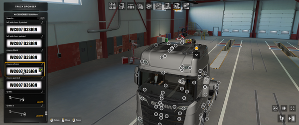 [bull bar tuning part] Scania NG Black Edition hypro - ETS2 mods