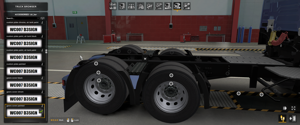 [rear exhaust tuning part] Scania NG Geers exhaust for - ETS2 mods