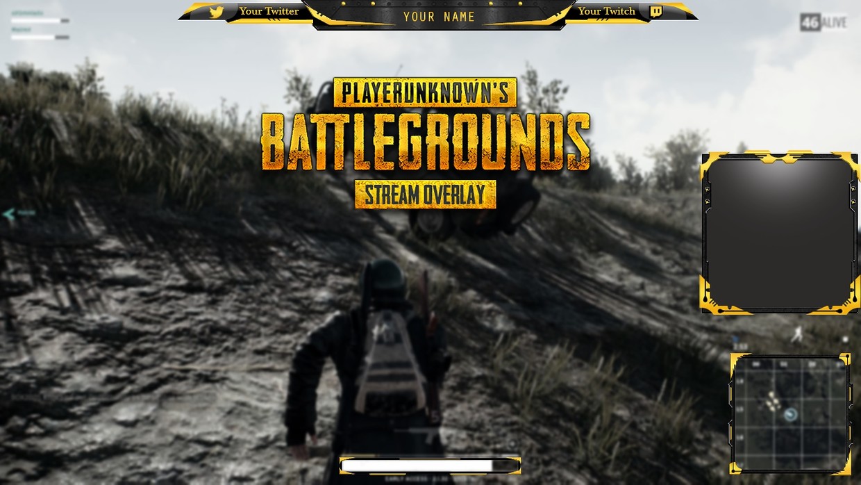 PUBG - Complete overlay - ArcasteArts - Stream Animated Designs for Your Streams
