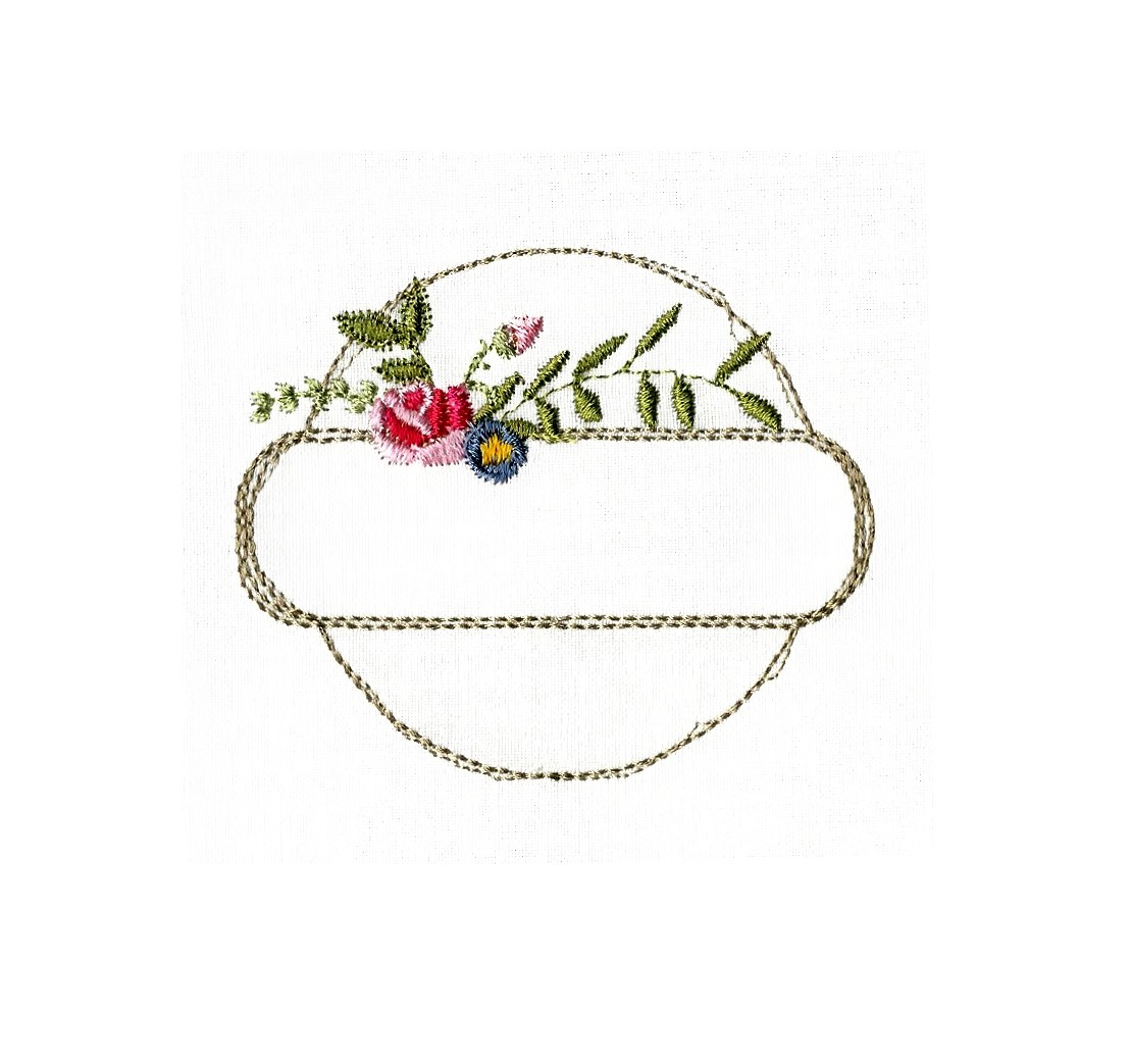 Whimsy Floral Name Frame - The MadWoman of Locke Street