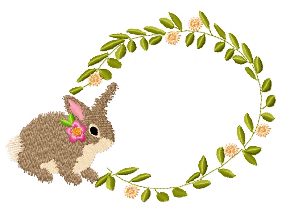 Easter Bunny Frame - The MadWoman of Locke Street