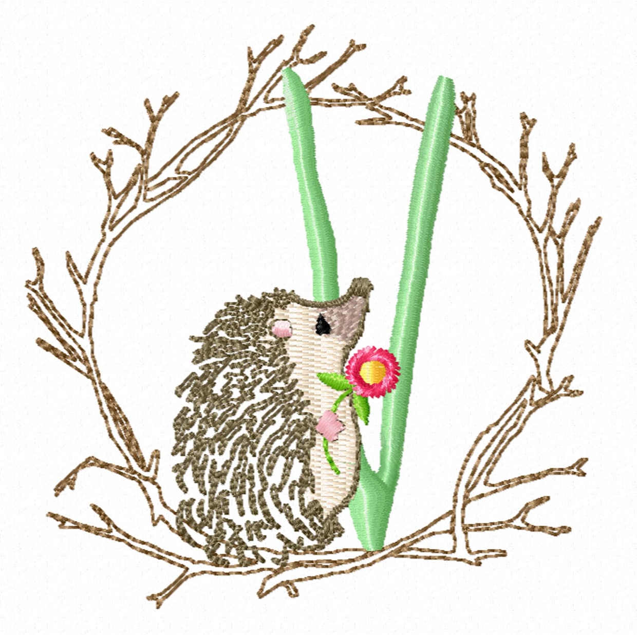 Woodland Hedgehog Font - The MadWoman of Locke Street