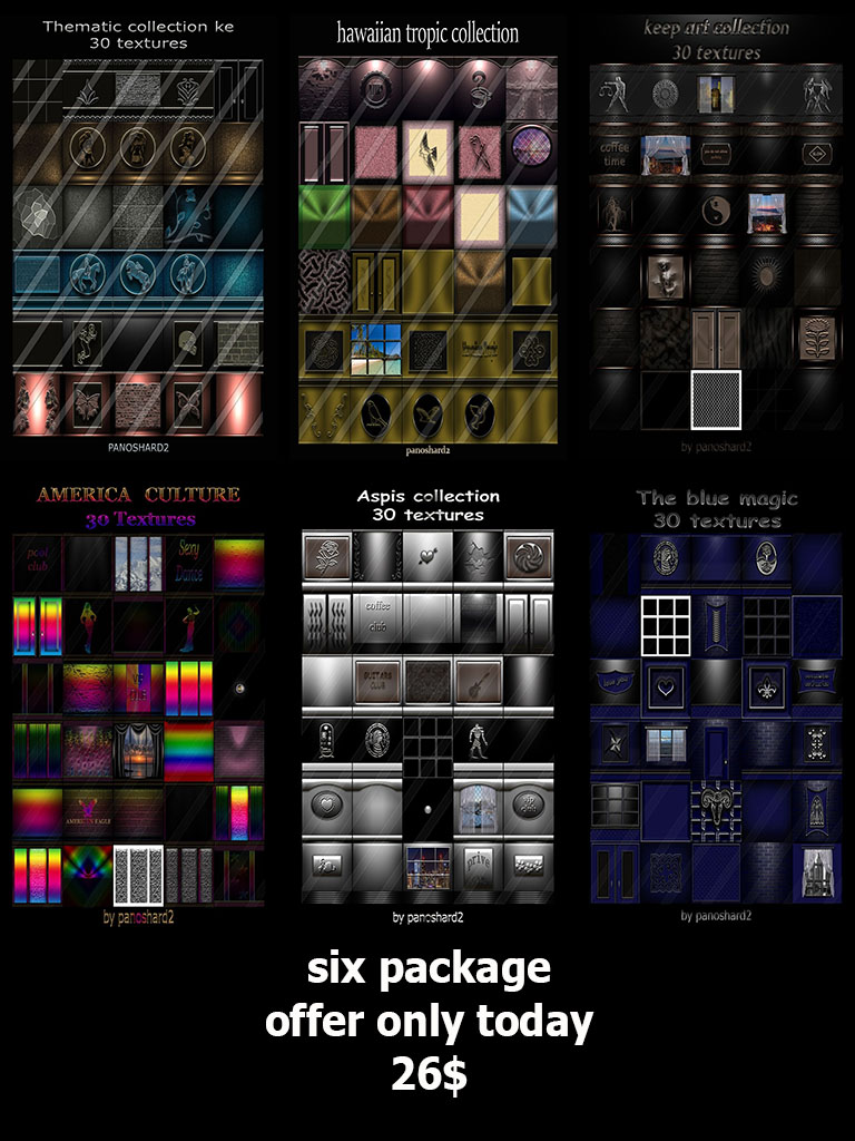 Special offers - panoshard2 manufacture and sale textures for imvu