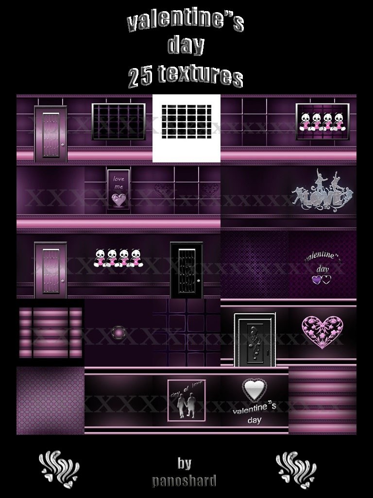 purple party collection 30 textures - panoshard2 manufacture and sale textures for imvu