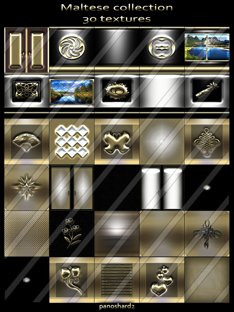topazio collection 30 textures new pack - panoshard2 manufacture and sale textures for imvu