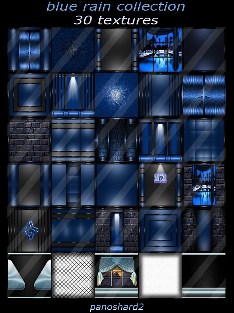 blue tc collection 25 textures for imvu rooms - panoshard2 manufacture ...
