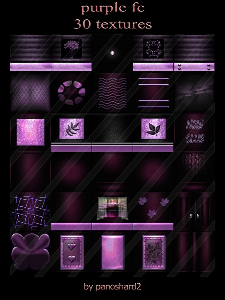 Purple fc 30 textures for imvu rooms - panoshard2 manufacture and sale ...