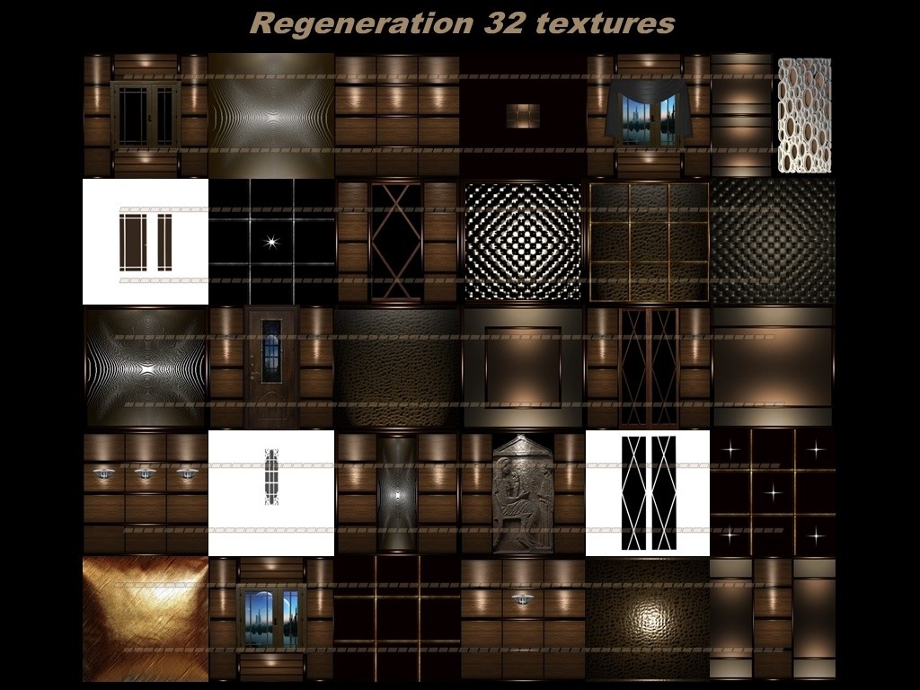 Regeneration 32 textures FOR IMVU CREATOR ROOMS - panoshard2 ...