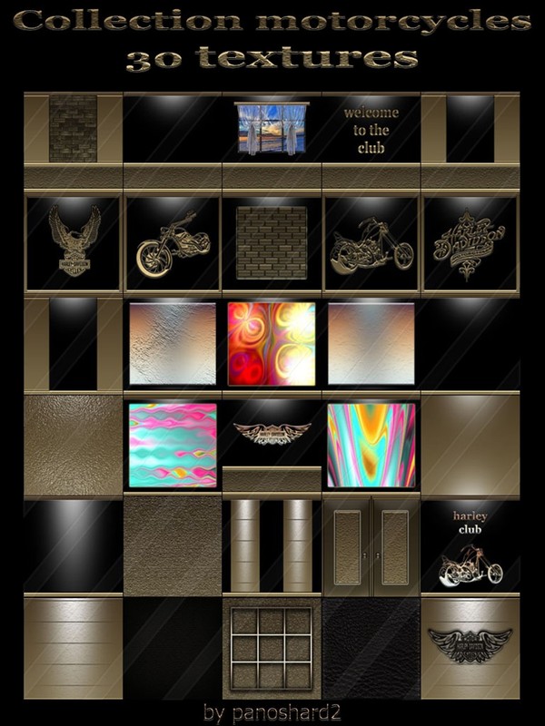 collection doors -windows - lights - fabrics 25 textur - panoshard2 ...