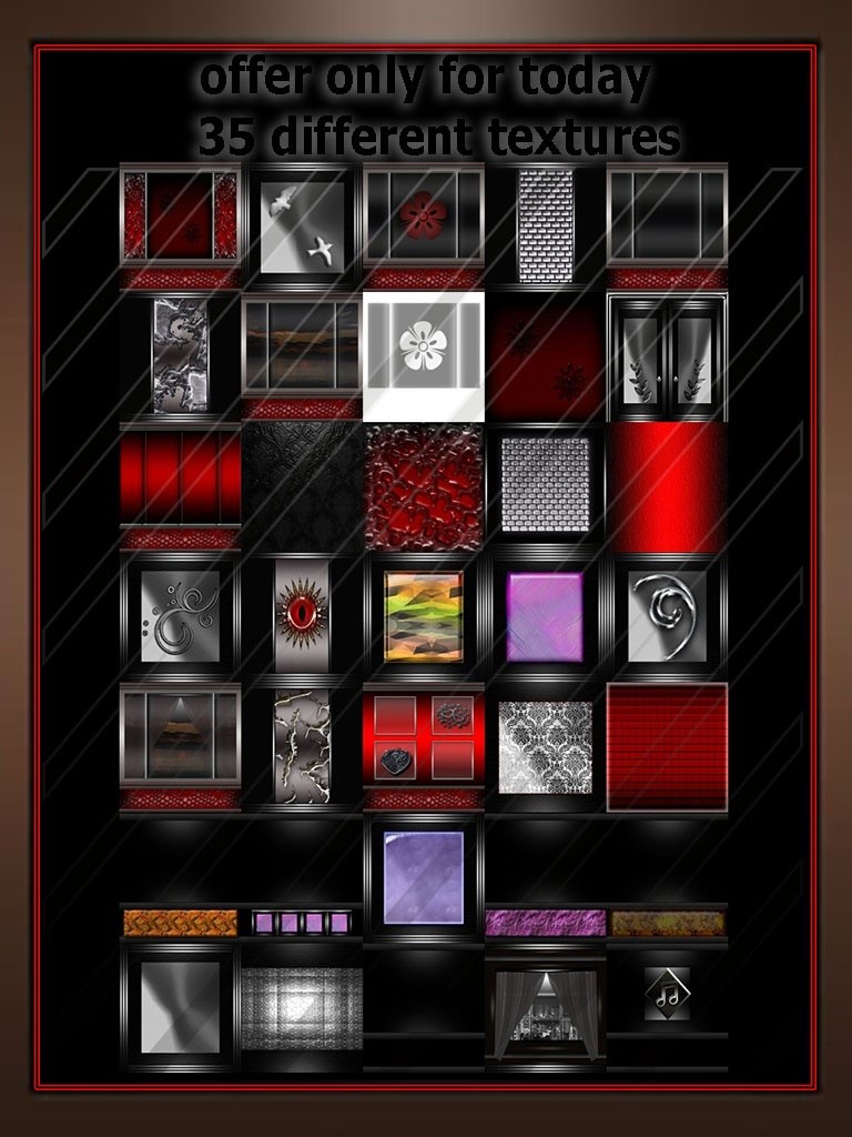 collection rs red silver 30 textures new pack for imvu - panoshard2 ...