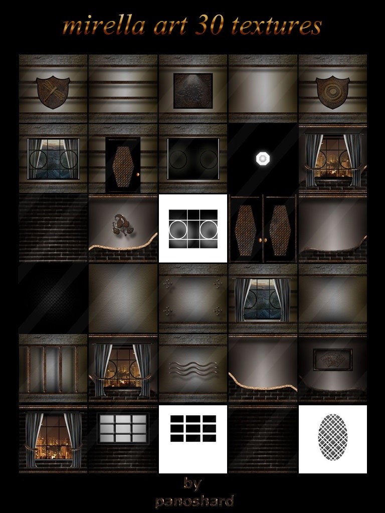 western art 25 textures for imvu rooms - panoshard2 manufacture and ...