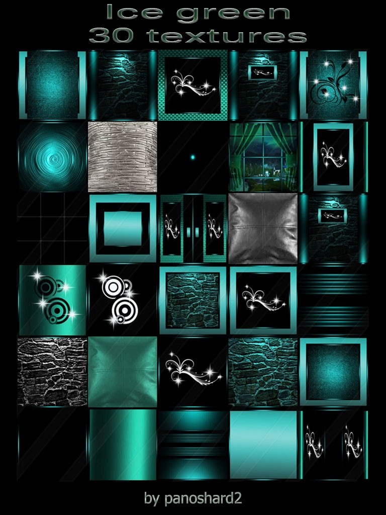 Ice green 30 textures for imvu rooms - panoshard2 manufacture and sale ...