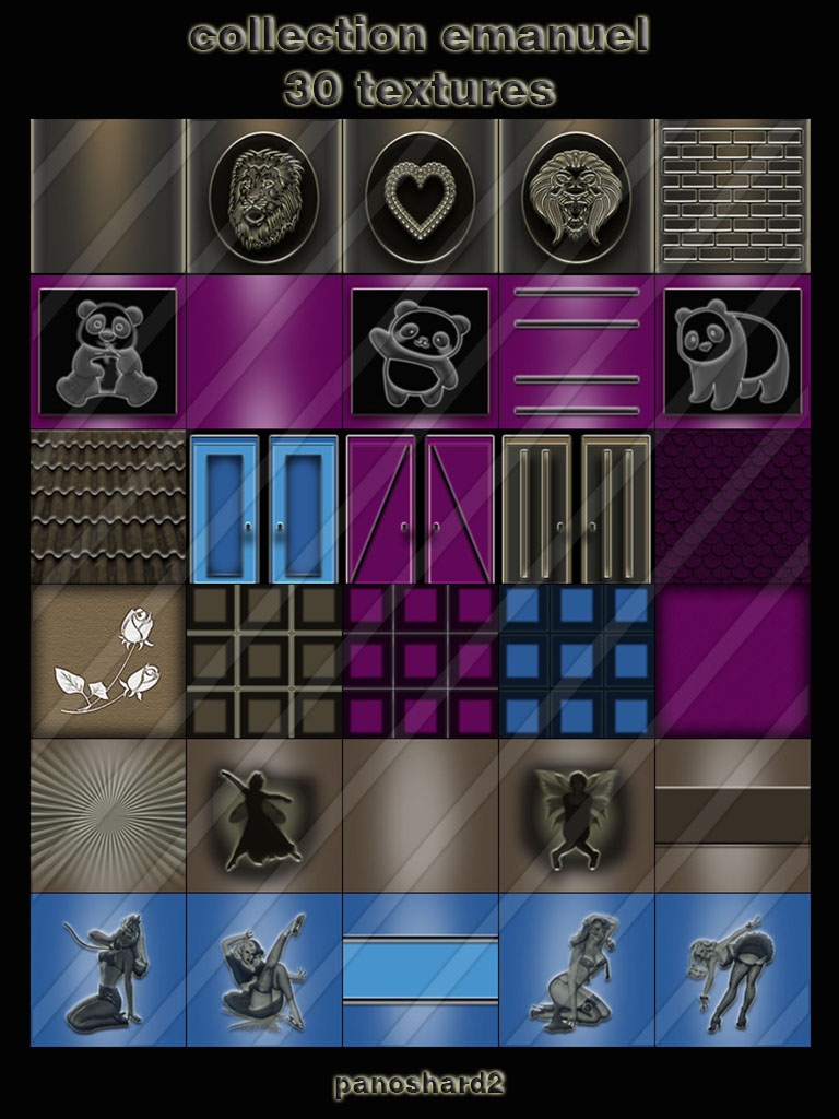 valentine st collection 30 textures for imvu - panoshard2 manufacture ...