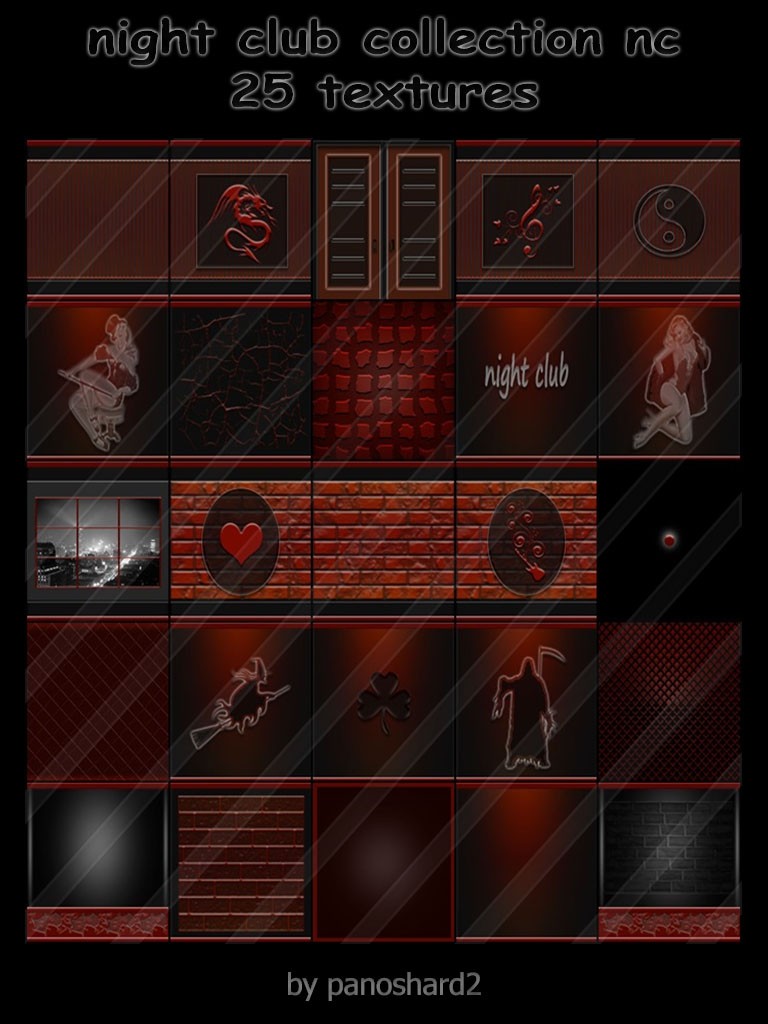 Night club collection nc 25 textures - panoshard2 manufacture and sale ...