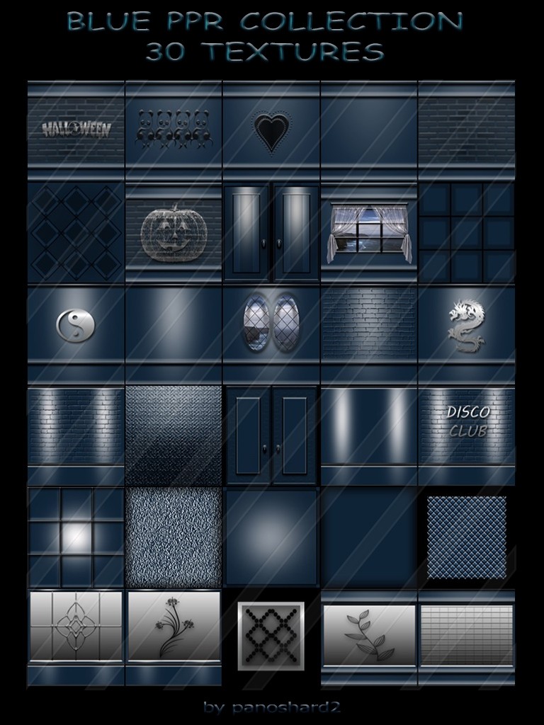 BLUE TEXTURES - panoshard2 manufacture and sale textures for imvu