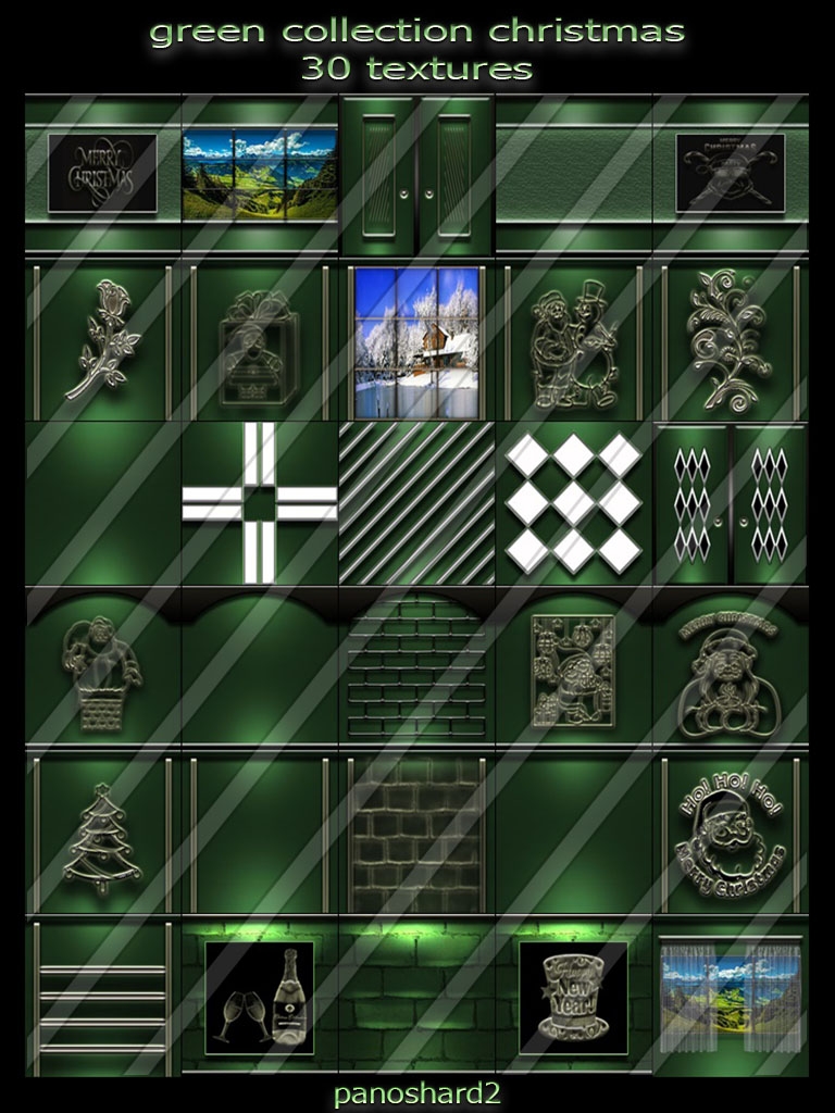 green collection christmas 30 textures new pack - panoshard2 ...
