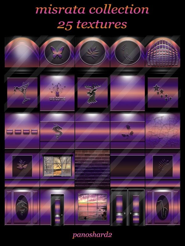 glowing wall collection 35 textures new pack - panoshard2 manufacture ...