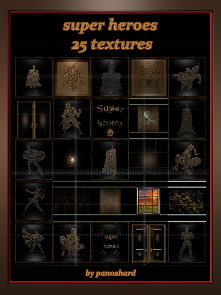 survivor collection 30 textures for imvu rooms - panoshard2 manufacture ...