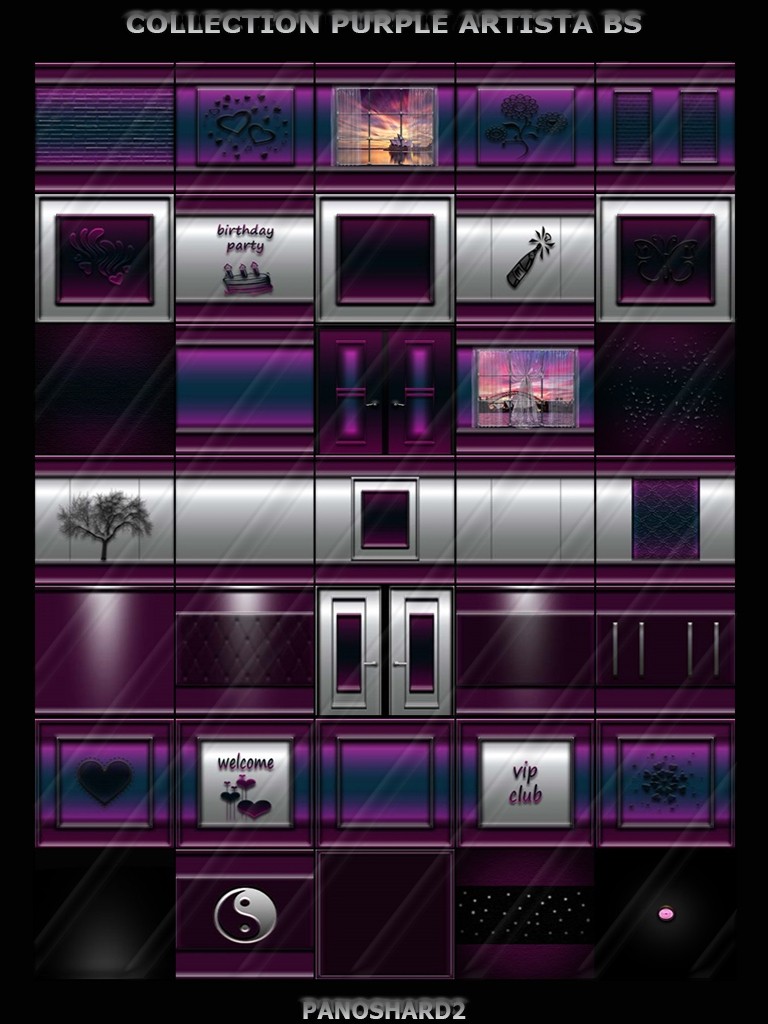 PURPLE TEXTURES - panoshard2 manufacture and sale textures for imvu