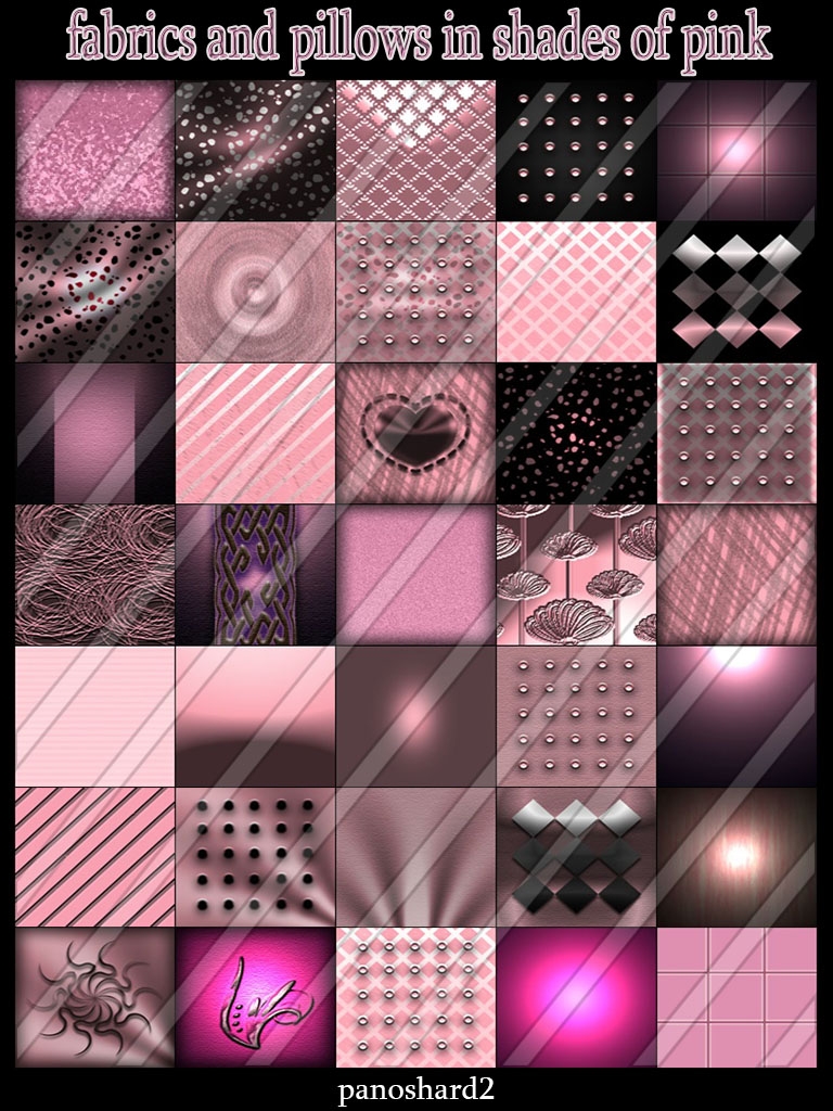 fabrics and pillows in shades of pink 35 textures - panoshard2 ...