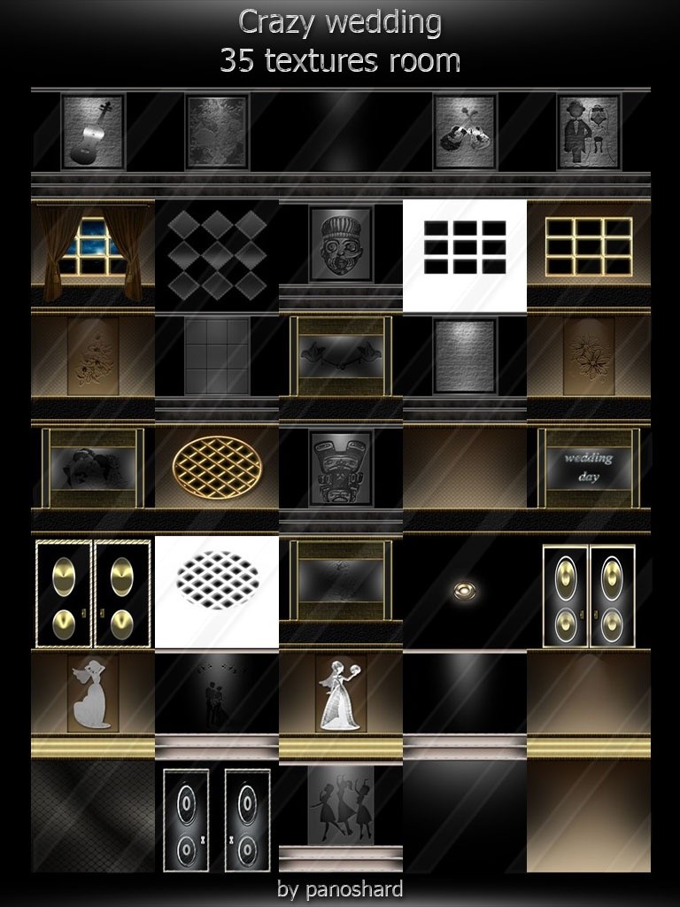 Crazy wedding 35 textures room - panoshard2 manufacture and sale ...