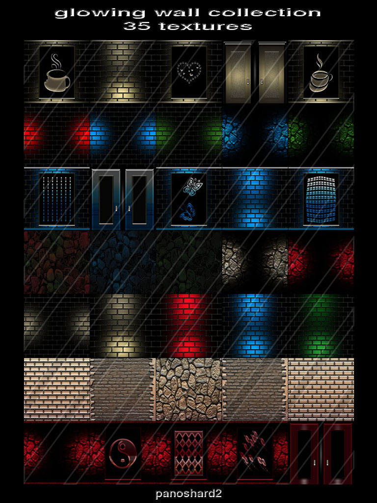 yellow collection 30 textures for imvu rooms - panoshard2 manufacture ...