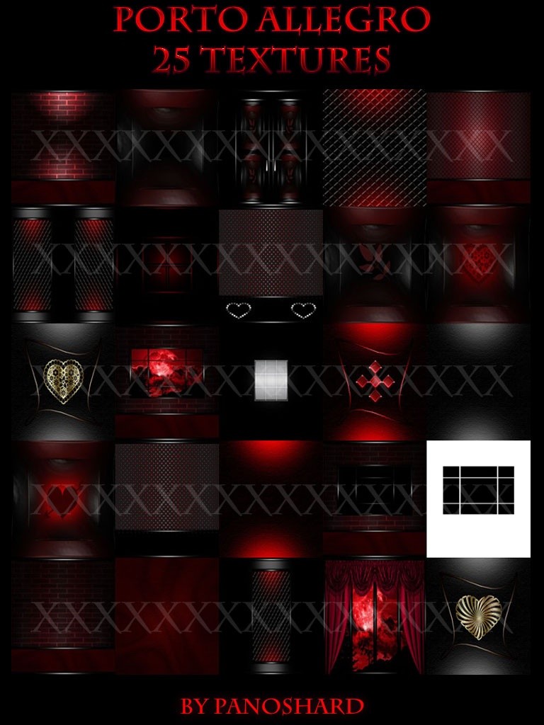 RED TEXTURES - panoshard2 manufacture and sale textures for imvu