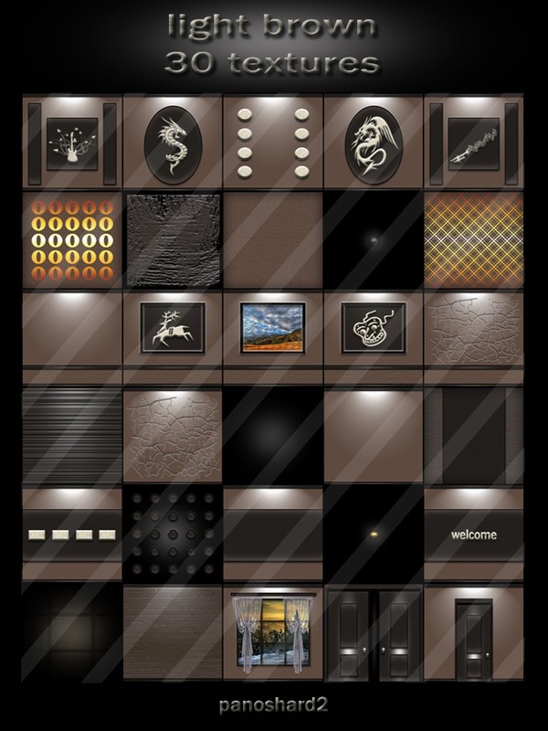 glowing wall collection 35 textures new pack - panoshard2 manufacture ...