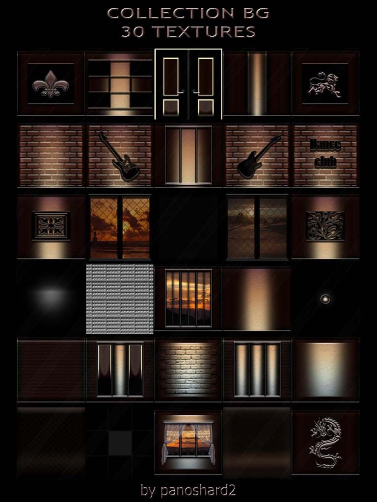 glowing wall collection 35 textures new pack - panoshard2 manufacture ...