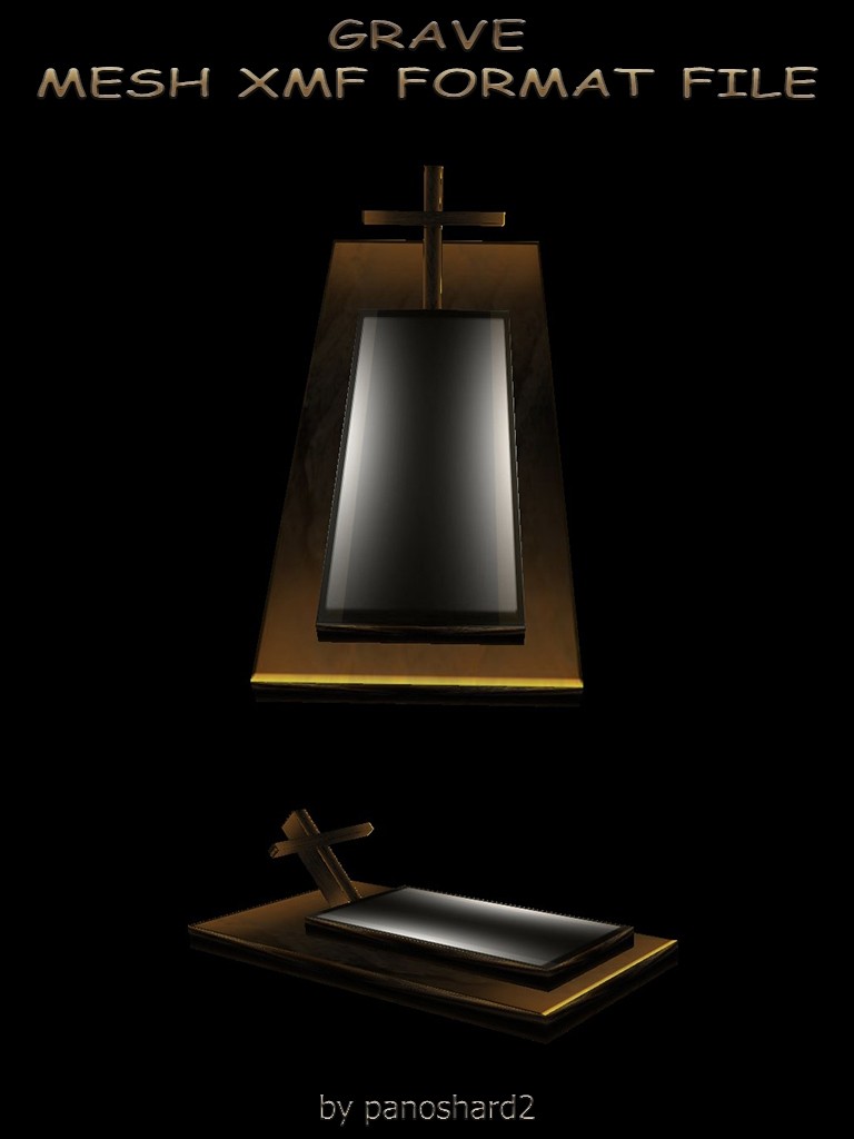 GRAVE MESH XMF FORMAT FILE FOR IMVU - panoshard2 manufacture and sale ...