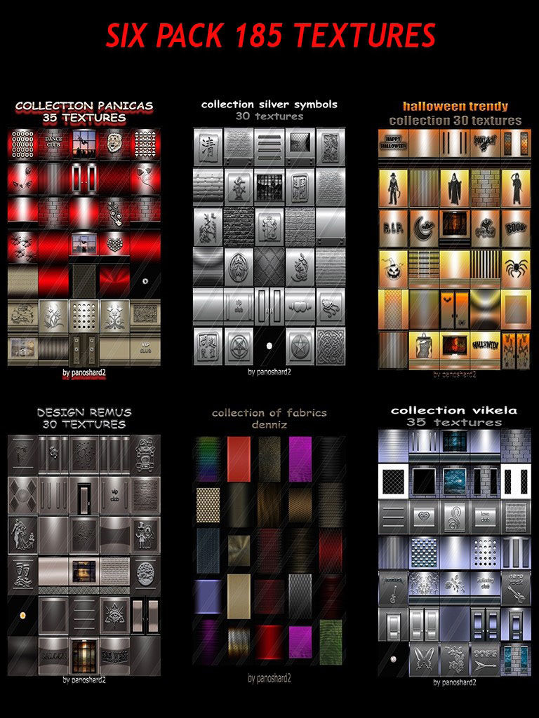 five color symbols collection 30 textures - panoshard2 manufacture and ...