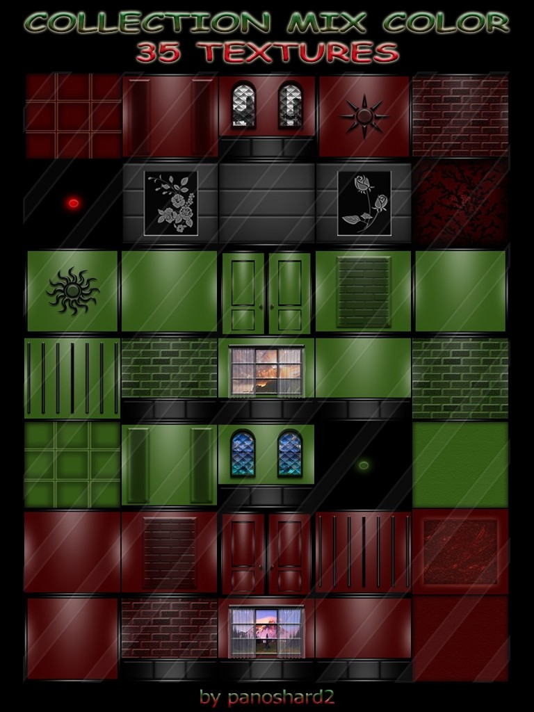 GREEN TEXTURES - panoshard2 manufacture and sale textures for imvu