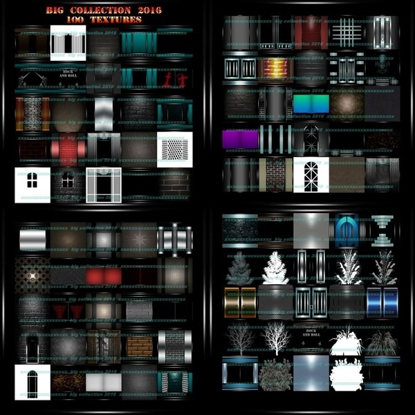 Green perfect 30 textures for imvu rooms - panoshard2 manufacture and ...