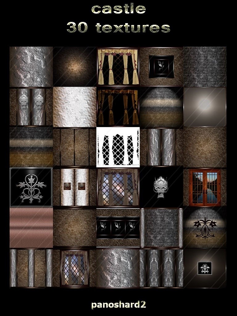 castle 30 textures for imvu rooms - panoshard2 manufacture and sale ...