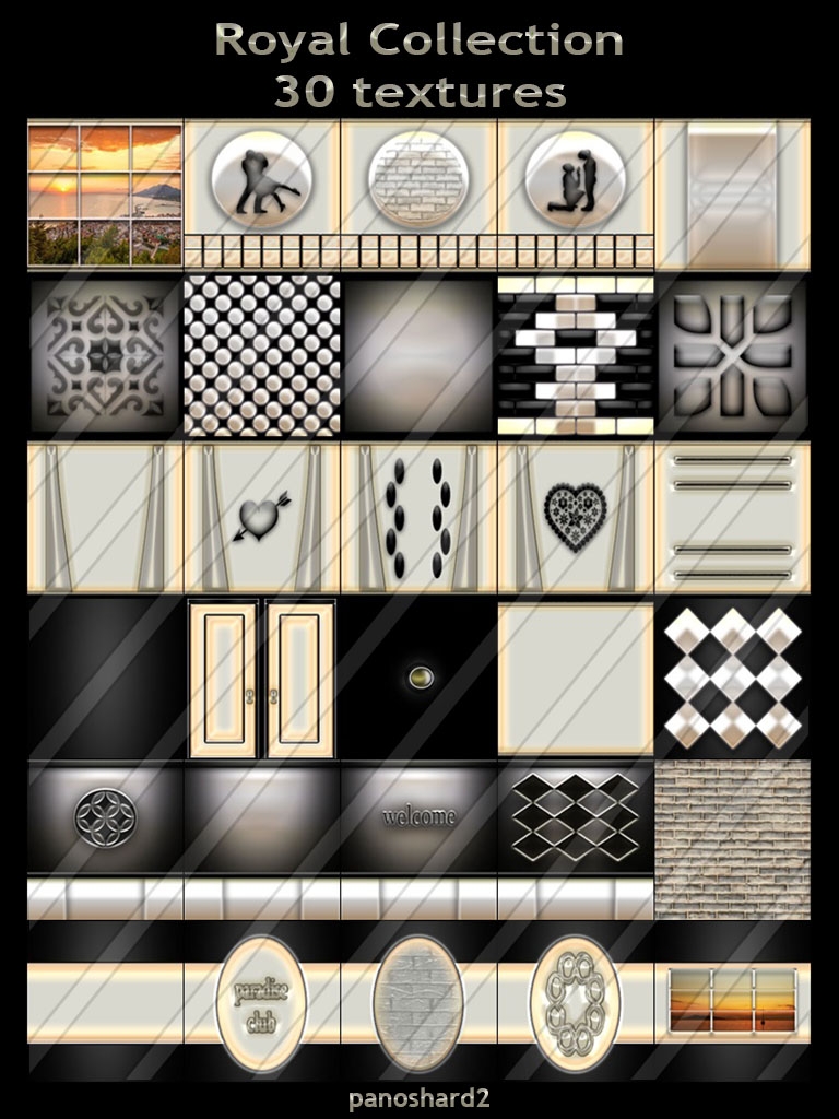 Royal Collection 30 textures - panoshard2 manufacture and sale textures ...