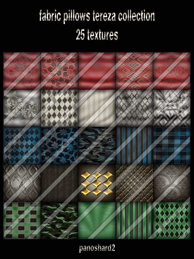 fabric pillows tereza 25 textures - panoshard2 manufacture and sale textures for imvu