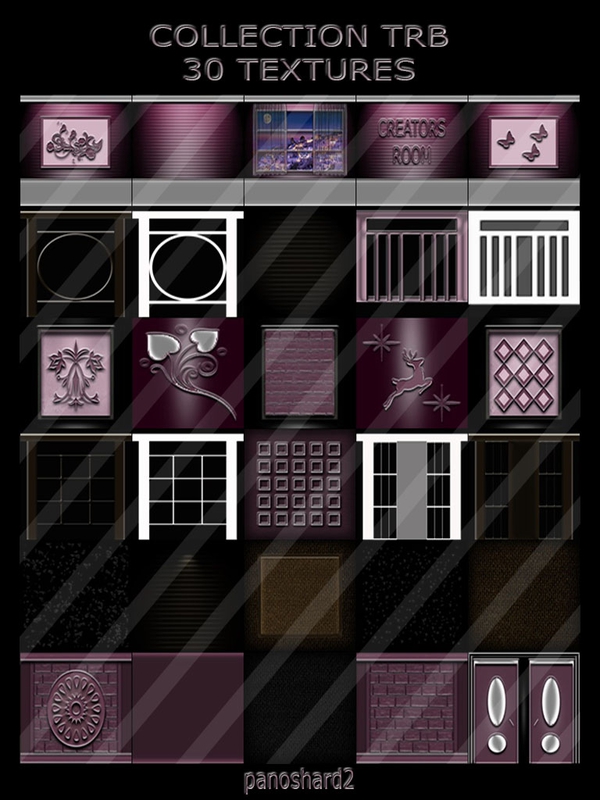 Red collection N 30 textures for imvu creators - panoshard2 manufacture ...