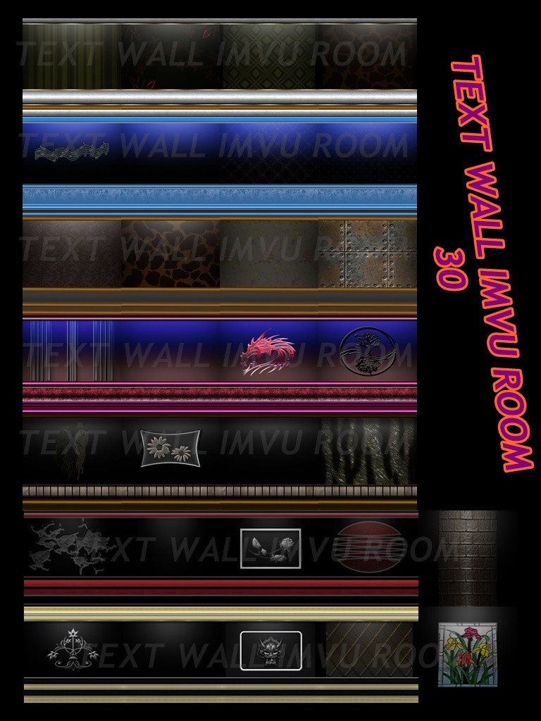 30 TEXTURES WALL IMVU ROOM - panoshard2 manufacture and sale textures ...